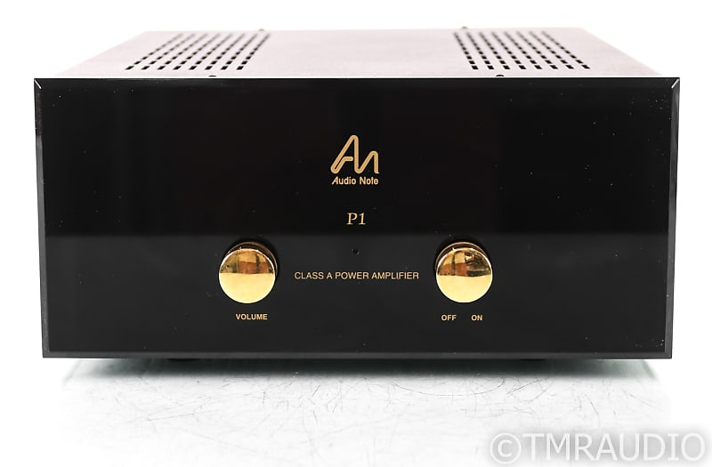 Audio Note P1 PP Stereo Tube Power Amplifier; P-1; Black | Reverb