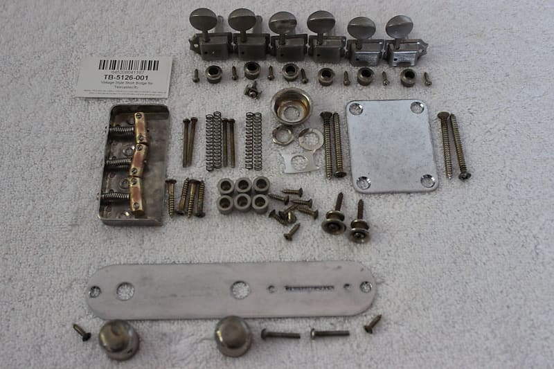 Aged/Relic Short Bridge Compensated HH Tele Hardware Set w | Reverb