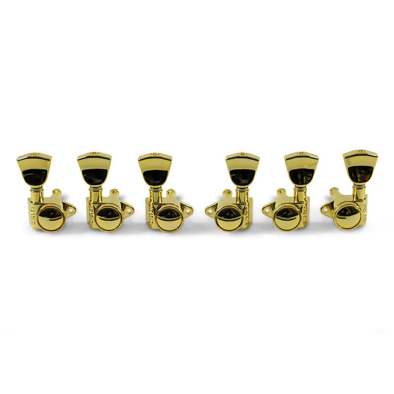 Grover 3 Per Side Roto-Grip Locking Rotomatics Gold With | Reverb