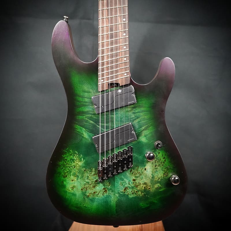 Cort KX507MSSDG Green 7-String Multiscale Electric Guitar - | Reverb