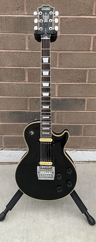 Vintage '80s HOHNER PROFESSIONAL L59T LP BLACK CUSTOM TRIBUTE | Reverb