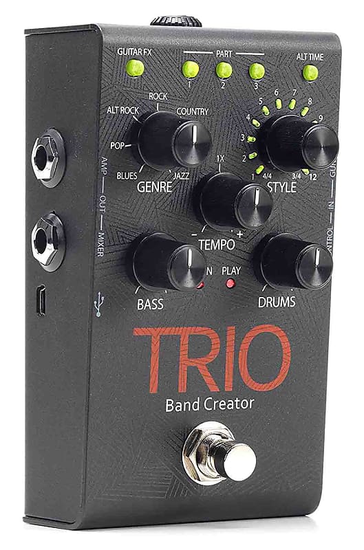 Digitech TRIO Electric Guitar Multi Effect Band Creator Pedal | Reverb