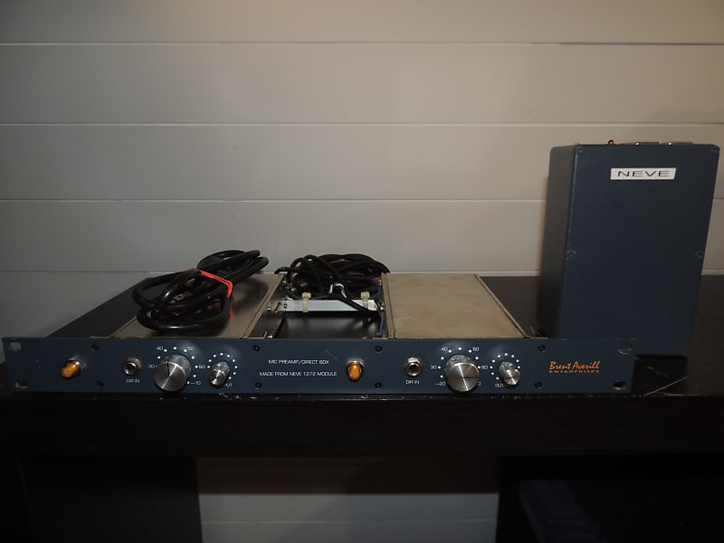 BAE Brent Averill Neve 1272 Mic Preamp/Direct Box Racked Pair | Reverb