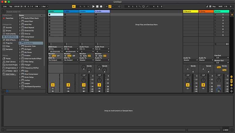 Ableton Live Standard 10 Reverb