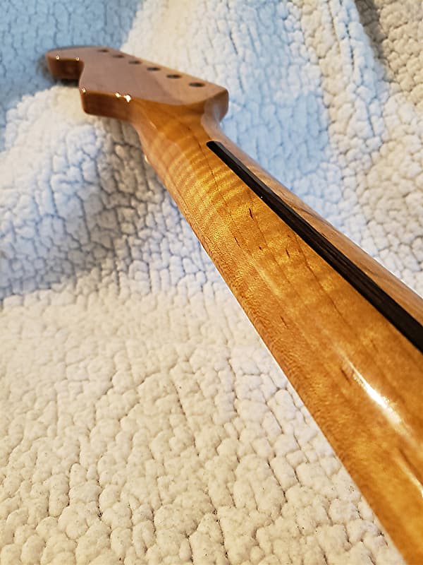 USA made, 1 piece, Roasted maple neck.Made to fit a Strat | Reverb