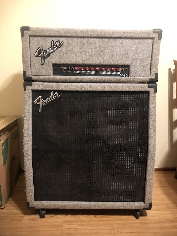 Fender M80 1991 Gray carpet | Reverb