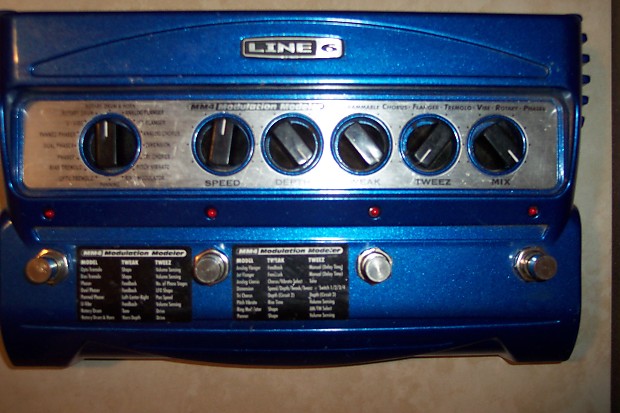 Line 6 MM4 Modulation Modeler 2000's Blue | Reverb