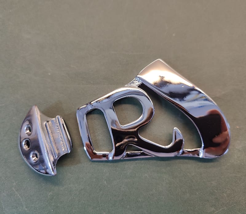 Rickenbacker 12 string R tailpiece - Chrome | Reverb