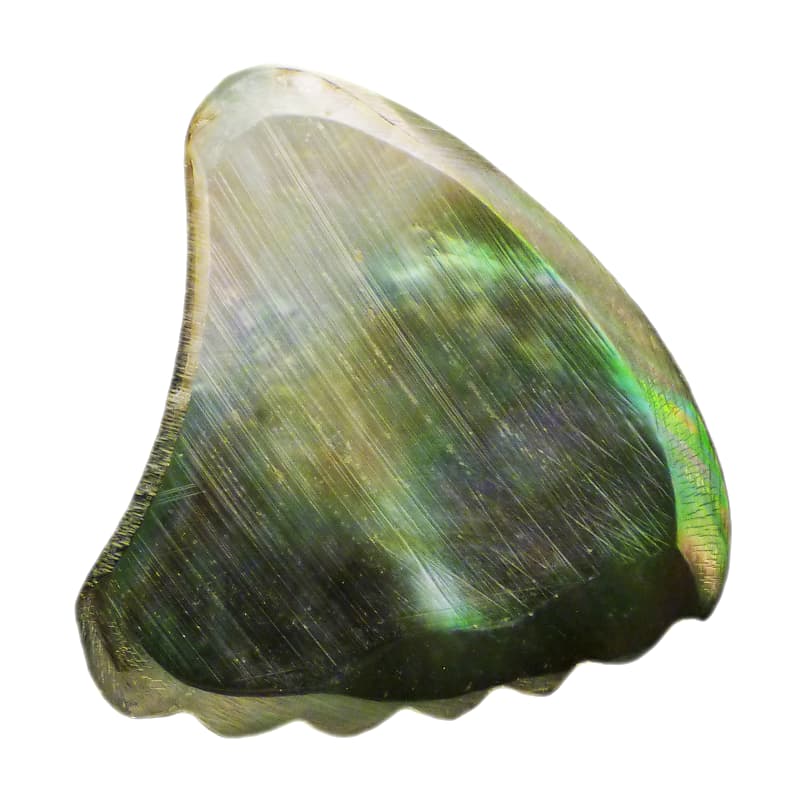 Black Abalone Shell Guitar Pick - Shark Fin Shape - | Reverb UK