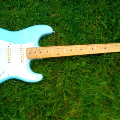 Fernandes Stratocaster 'The Revival' 1980/90s - Blue | Reverb