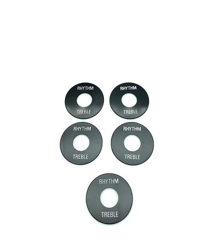 Gibson NOS OEM Toggle Switch Washer Poker Chip (1) - Black / | Reverb