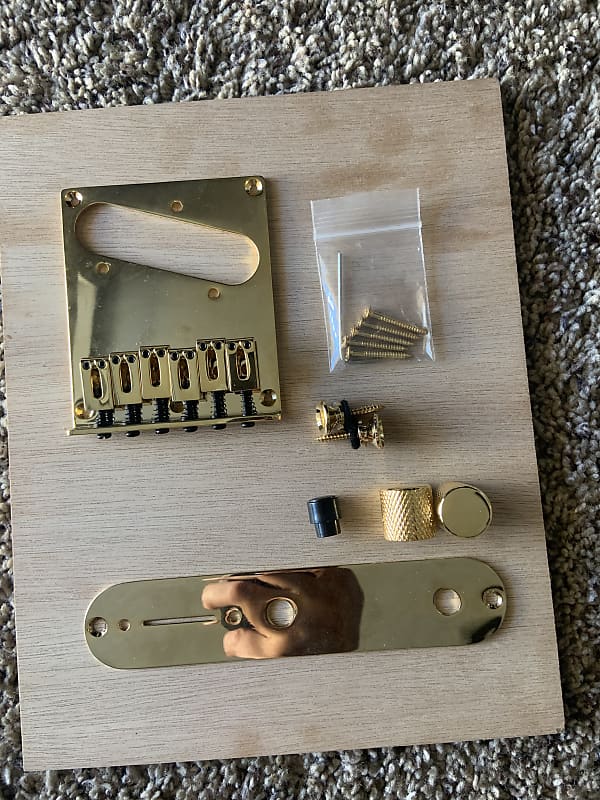 Telecaster hardware upgrade kit GOLD | Reverb