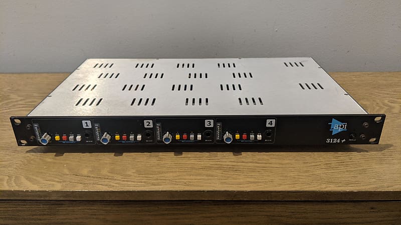 API 3124+ 4 Channel Microphone Preamplifier / Works Perfectly | Reverb