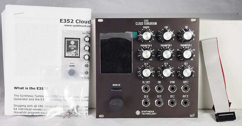 Synthesis Technology E352 Cloud Terrarium VCO Black | Reverb