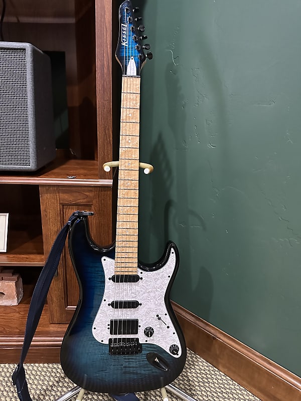 Kiesel Delos 2023 - Flamed Maple Aqua Burst | Reverb