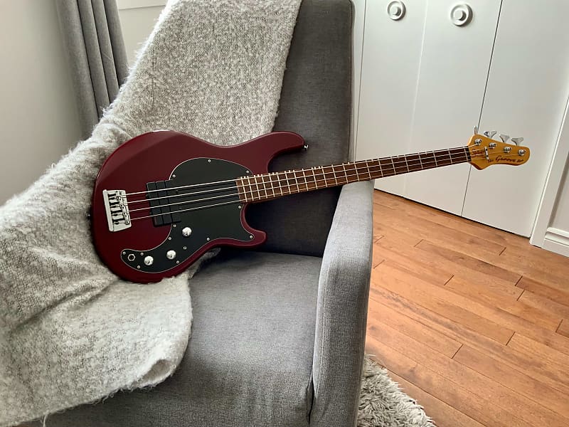 Status Graphite The Groove 4 1998 - Claret Body & Rosewood | Reverb