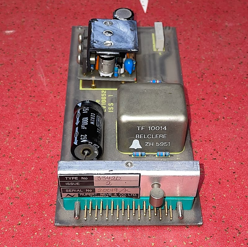 Vintage NEVE 33420 Module w/ BA 441 or 440 Op Amp Card & | Reverb