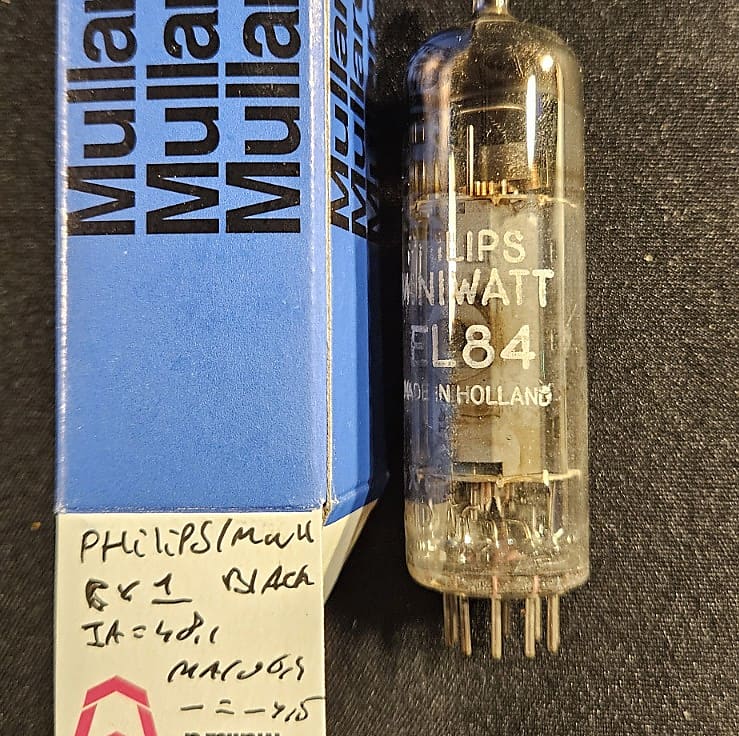 Philips EL84 Rx1 Blackburn Mullard Production | Reverb UK