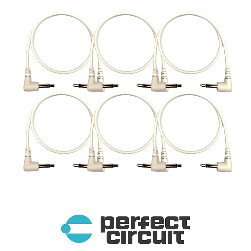 Tendrils Right Angle Eurorack Patch Cable 6-Pack - 10CM | Reverb UK