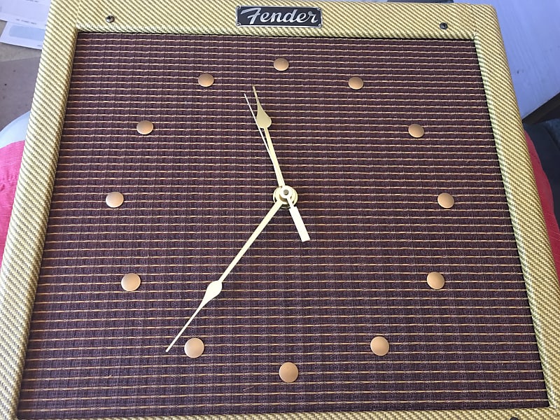 Fender Tweed original clock | Reverb
