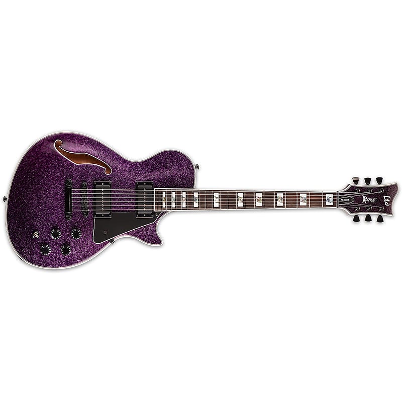 ESP LTD Xtone PS-1000 Purple Sparkle PSP Semi-Hollow Electric | Reverb