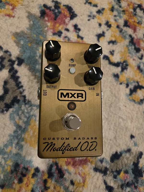 MXR M77 Custom Badass Modified O.D. 2011 - Present - Gold | Reverb