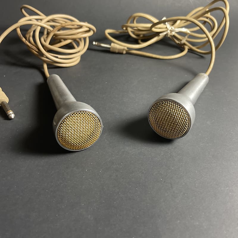(2 TESTED) VINTAGE 1960 SONOTONE CM10 A CERAMIC HARP MIC | Reverb
