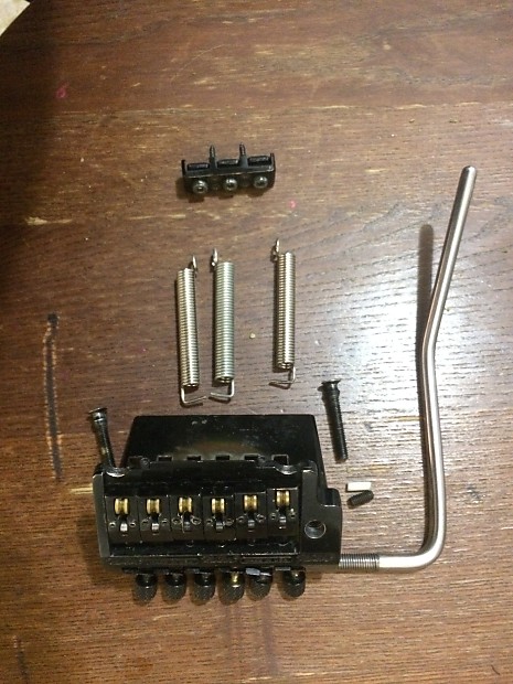 Kahler 2520 2500 Bridge and Locking Nut BLACK - All Parts | Reverb