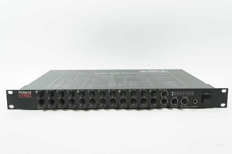 [SALE Ends June 11] Roland M-120 12ch Rack Mount LINE MIXER | Reverb