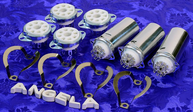 Angela Instruments Tube Socket Set For D.I.Y. 100 Watt | Reverb
