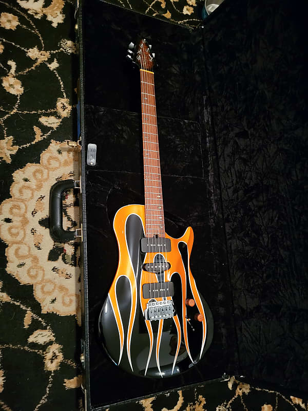 Warrior Rick Derringer Harley Flames | Reverb