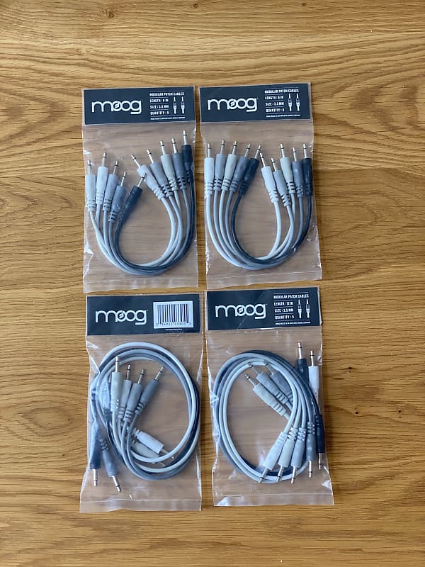 Moog Semi-Modular Patch Cables - 15cm (5 Pack) | Reverb UK