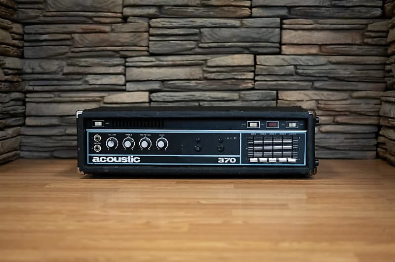 1970s Acoustic Model 370 240W Bass Amp Head | Reverb UK