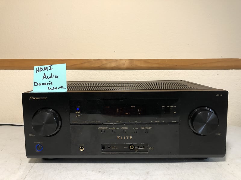 Pioneer Elite VSX-42 Receiver HiFi Stereo Audiophile HDMI 7.1 | Reverb