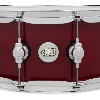 DW Design Series Cherry Stain Lacquer | 10 Lug | 5.5x14" Pure | Reverb