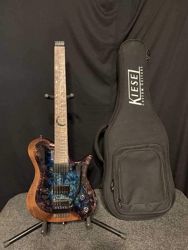 Kiesel Zeus Limited Edition Poplar Burl Custom Headless | Reverb