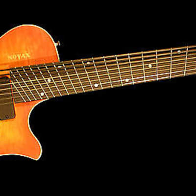Novax Charlie Hunter Semi-Hollow 8 String Fanned Fret Guitar | Reverb