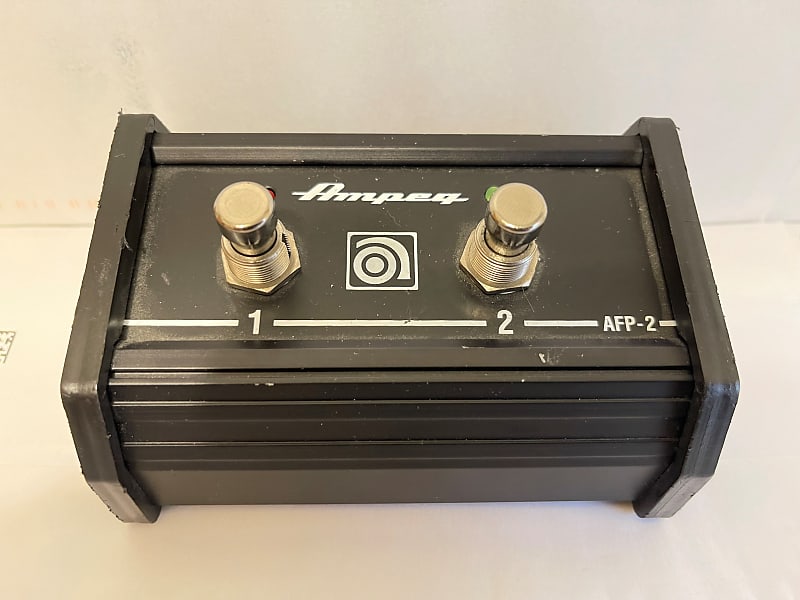 Ampeg AFP2 2-Button Footswitch - Black | Reverb