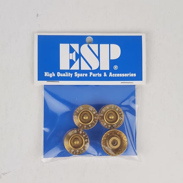 ESP Parts Speed Knobs LP - Gold | Reverb