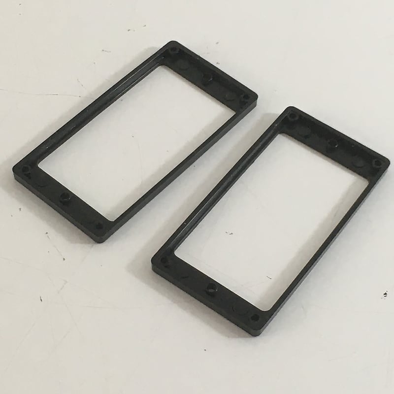 Two Fender Nirvana Jaguar Black Pickup Rings NOS Humbuckers | Reverb