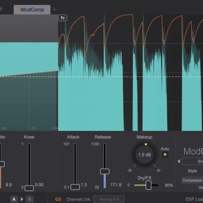 Apogee ModComp (Download) Modern Visual Compressor and | Reverb