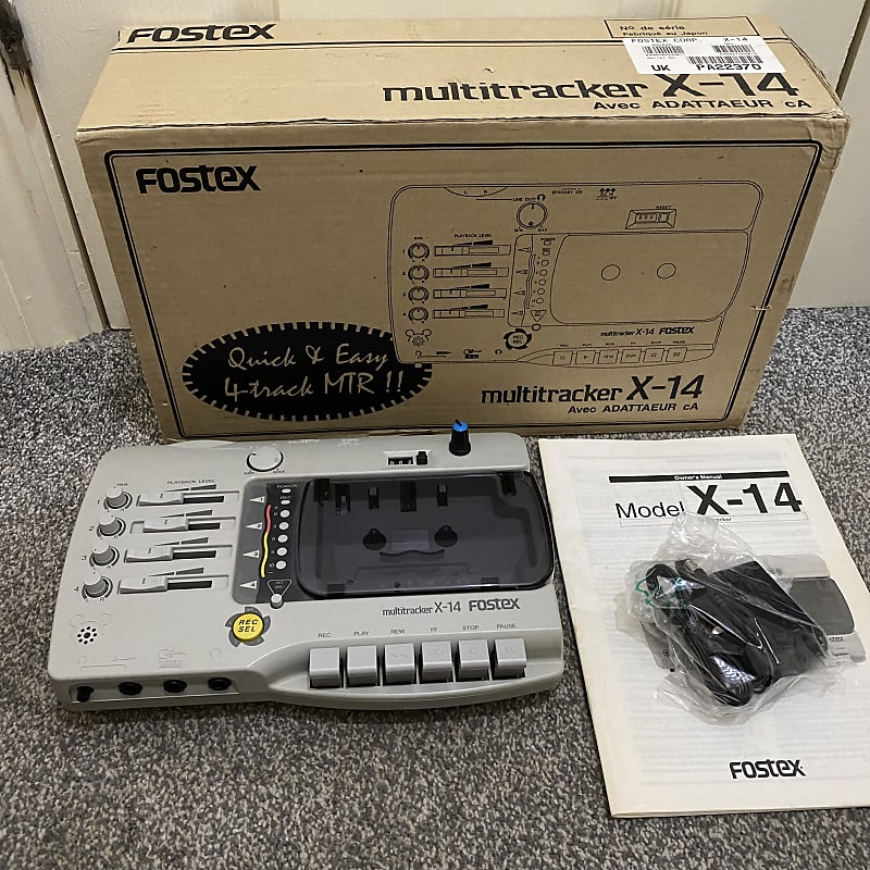 [Rare] Fostex X14 Vintage Analog 4 Track Cassette | Reverb UK