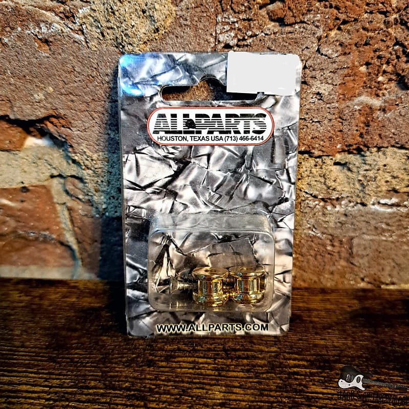 Allparts Economy Gold Strap Buttons | Reverb