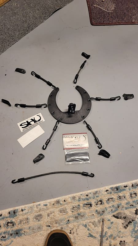 Pair Of Kelly SHU Composite Kick Drum Microphone Shock Mount | Reverb