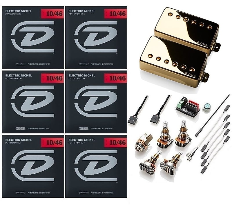 EMG Revelation Rev Set Gold Prashant Aswani Passive Standard | Reverb