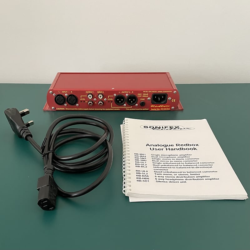 Sonifex Redbox RB-BL2 Balancing and Unbalancing Box | Reverb