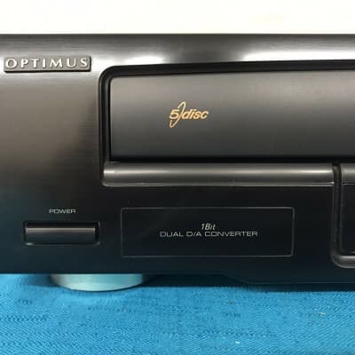 Vintage Optimus / Realistic CD-8150 - 5 Disc CD Player - | Reverb