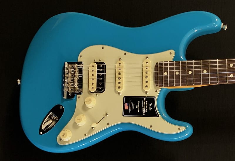Fender American Professional II Stratocaster HSS - Miami Blue | Reverb