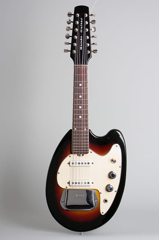 Vox Mando-Guitar 12 String Electric Guitar (1966), ser. | Reverb