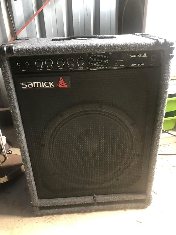 Samick SM 50B bass combo 15" speaker | Reverb